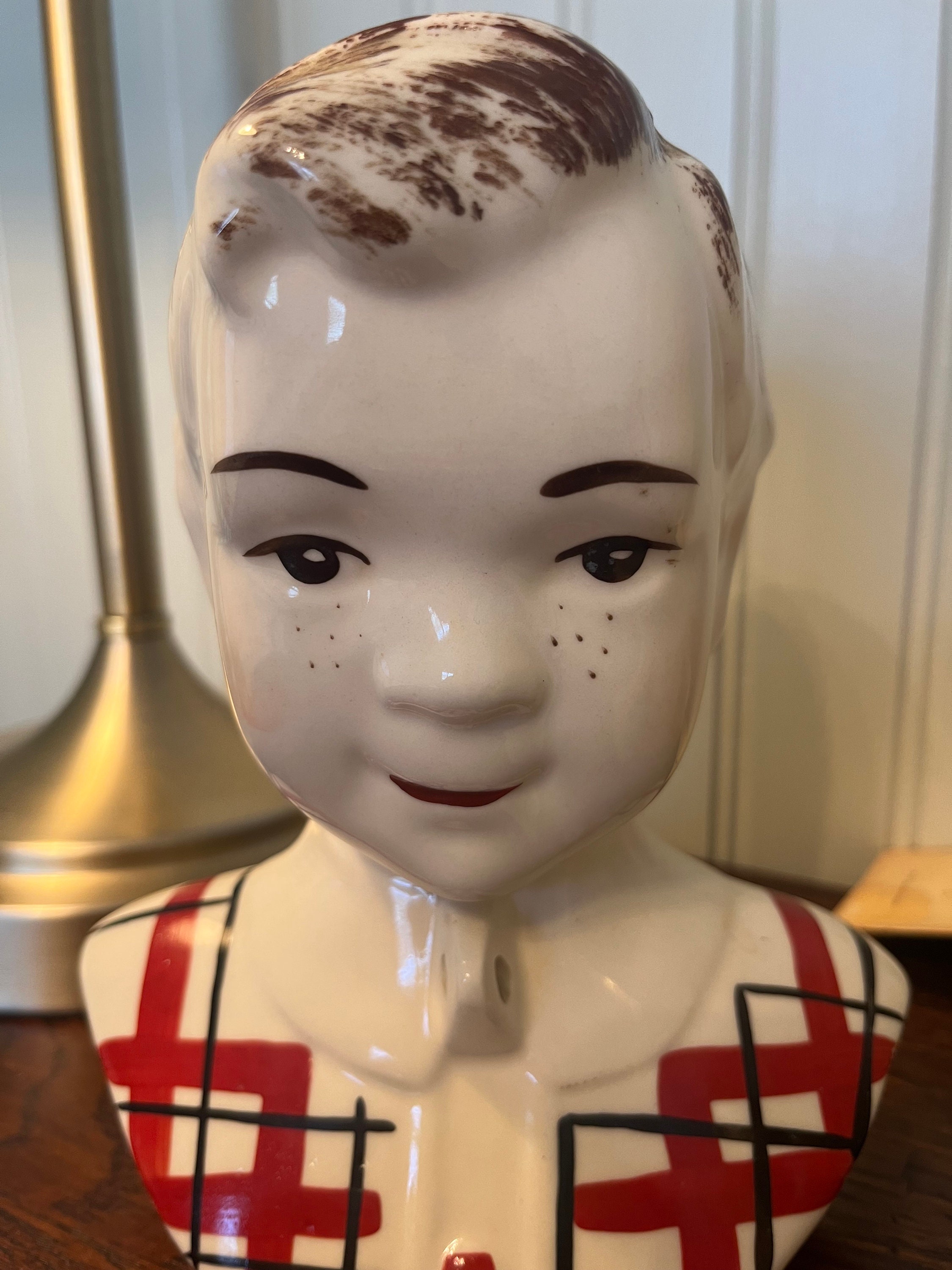Sandy & Jean Wall Pocket Head Vase Vintage From New Orleans Square ...