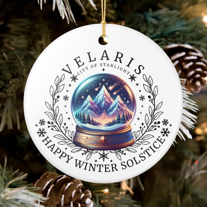 ACOTAR Velaris Ornament, City of Starlight Holiday Decor, Winter ...