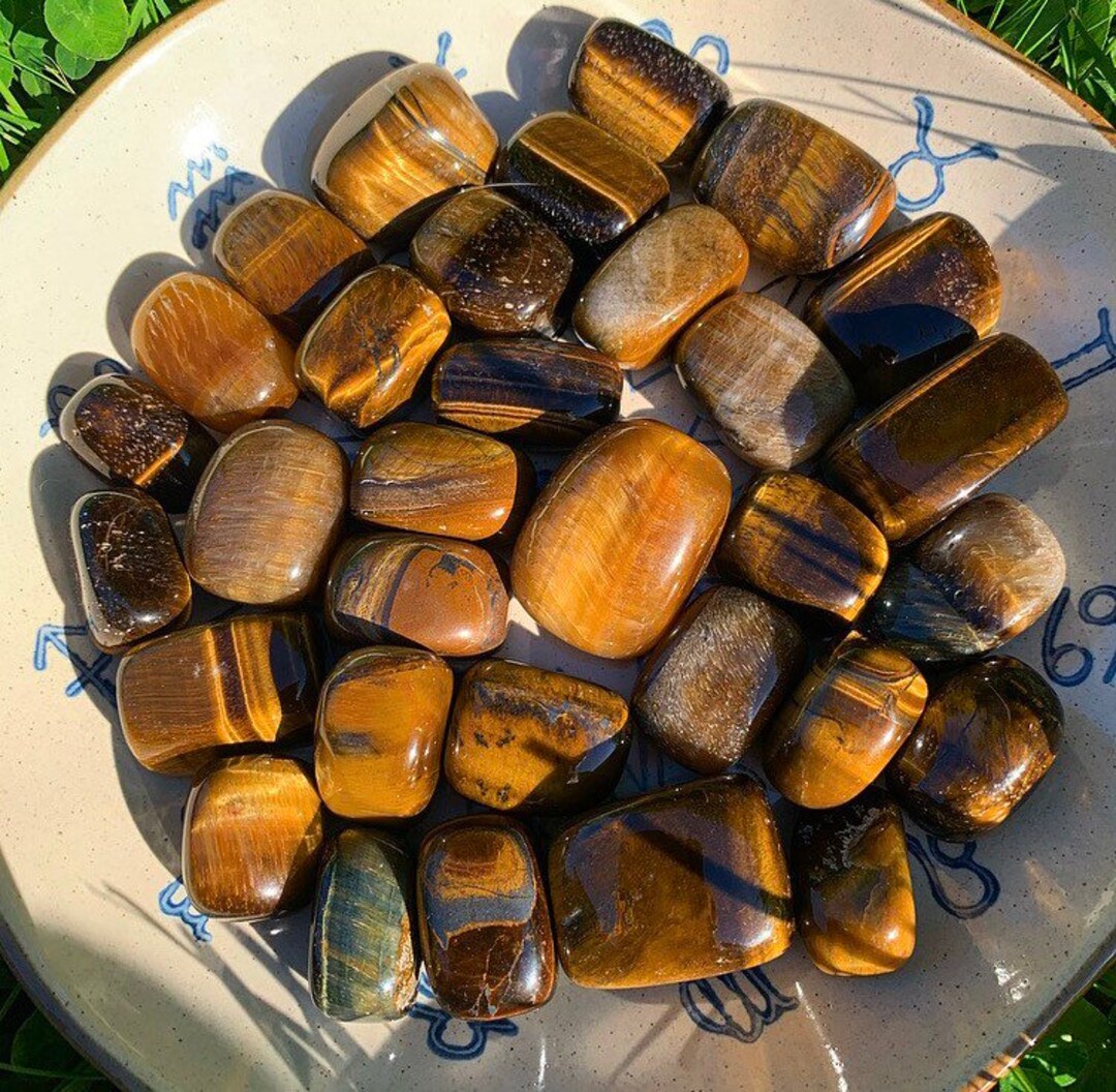 Tigers Eye Tumbled Stones! Small Tigers Eye Stones, Tigers Eye Tumbles ...