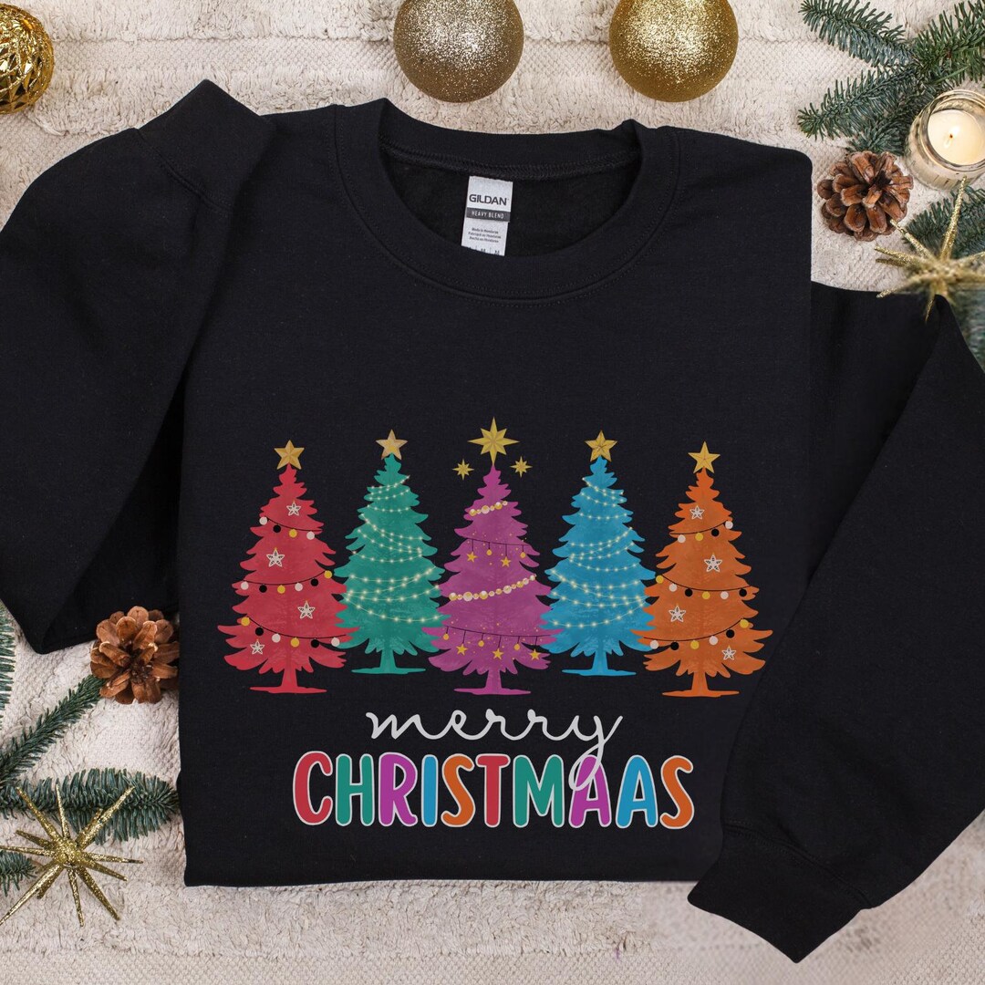 Acotar Christmas Tree Sweatshirt, Sarah J Maas Merch, Merry Christmaas ...