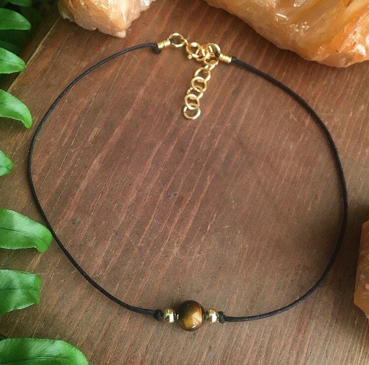 Crystal Choker Healing Crystal Choker Necklaces Customizable | Etsy