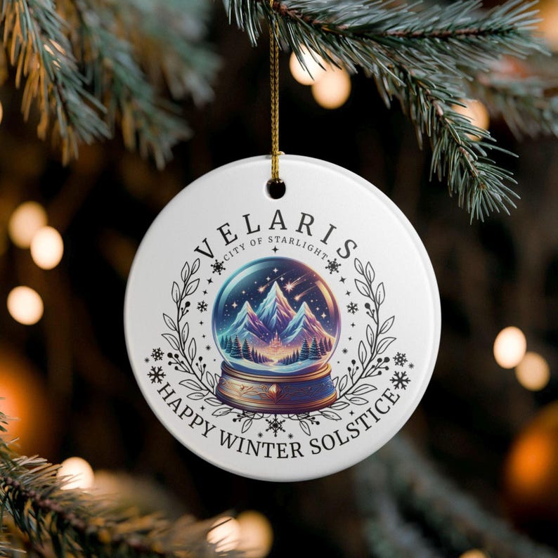 ACOTAR Velaris Ornament, City of Starlight Holiday Decor, Winter ...