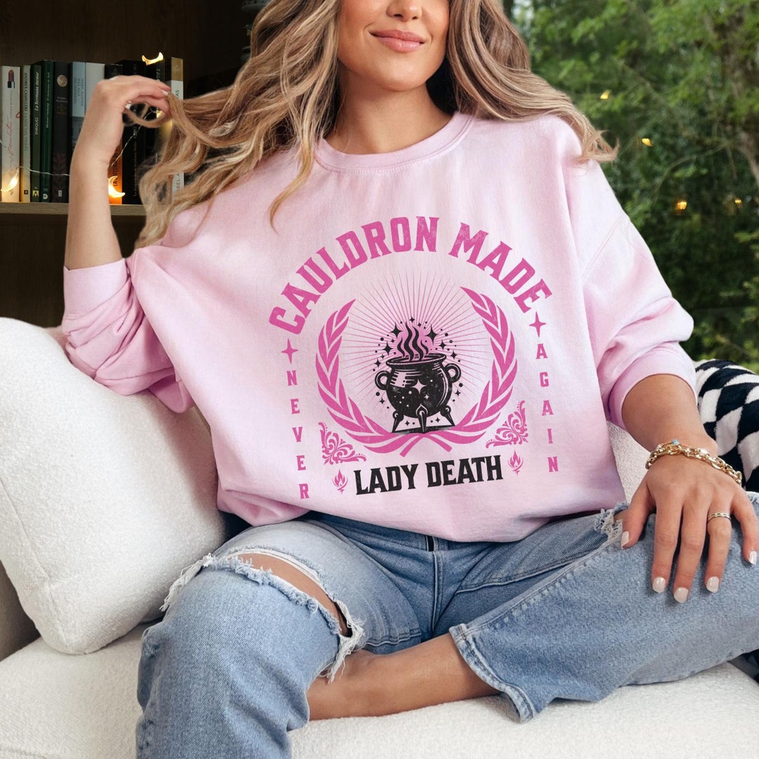 Cauldron Made Nesta Sweatshirt, Acotar Crewneck, Lady Death Sweater, A ...