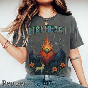 Fireheart Aelin Shirt, TOG, Throne of Glass, Booktok Fantasy Reader T ...