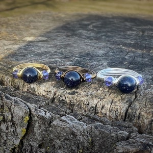 ACOTAR Inspired Ring Galaxy Ring City of Starlight Velaris Ring Blue ...