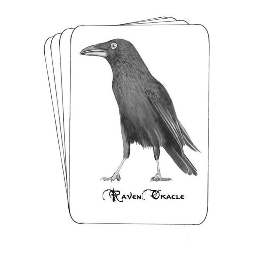 Raven Oracle (13 Norse or Witchy Style Cards) - Etsy