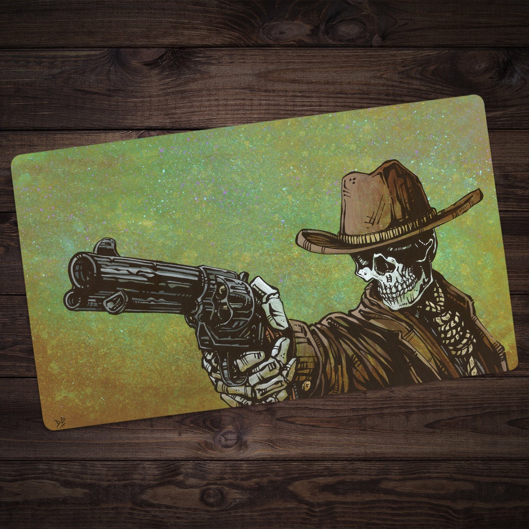 Thin Office Gaming Desk Mat Quick Draw Thin Desk Play Mat - Etsy