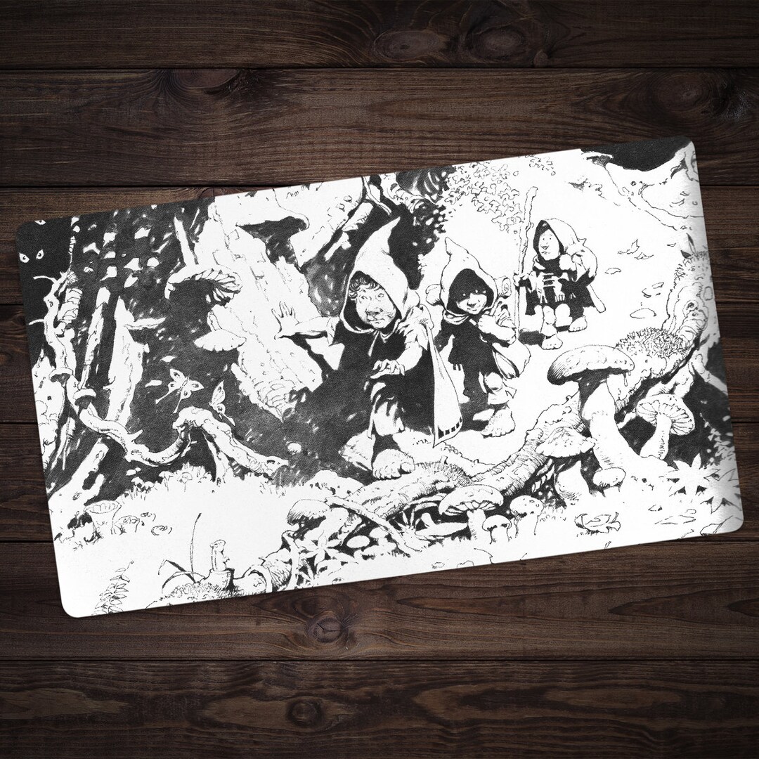 TCG Tabletop Playmat the Halflings Desktop Playmat - Etsy