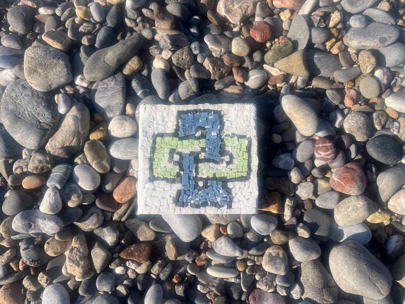 Tesserae Greek Mosaic Art. Granite and Ceramic - Etsy