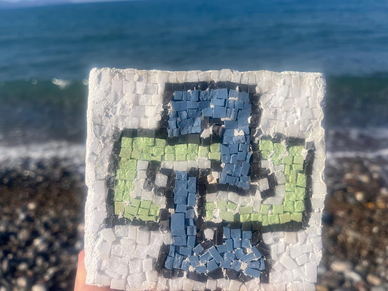 Tesserae Greek Mosaic Art. Granite and Ceramic - Etsy