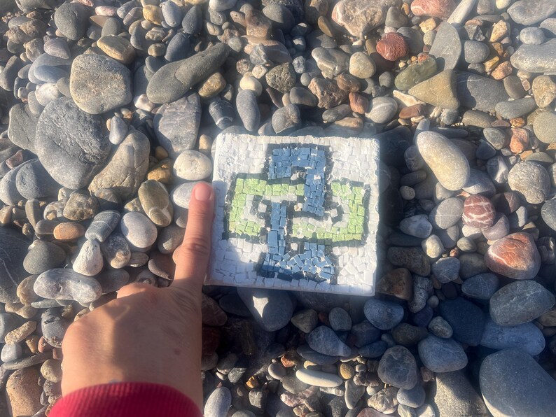 Tesserae Greek Mosaic Art. Granite and Ceramic - Etsy