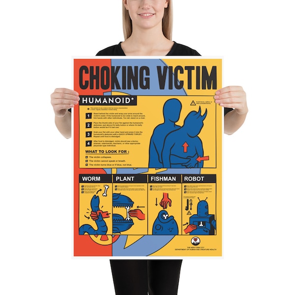 Choking Poster - Etsy