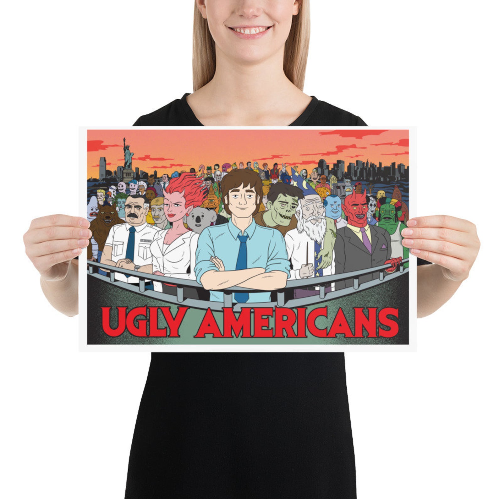 Ugly Americans - Premiere Mini Poster (18" X 12") - Etsy