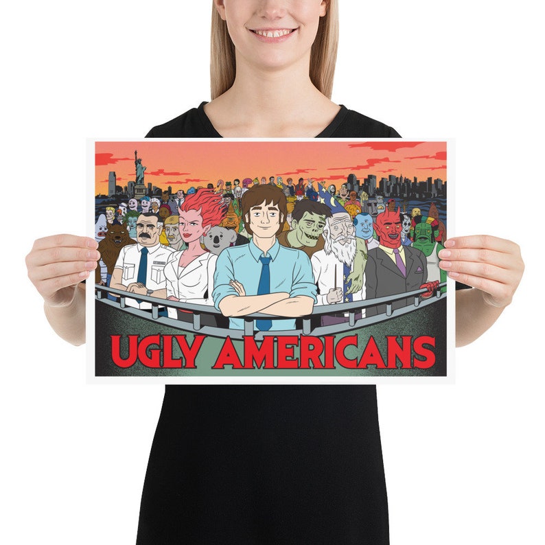 Ugly Americans - Premiere Mini Poster (18" X 12") - Etsy