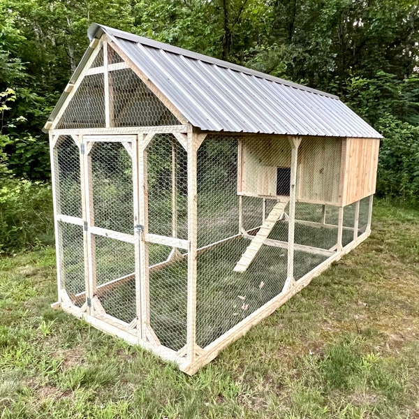 Chicken Coop With Run - Etsy