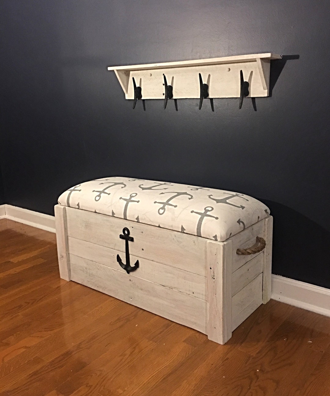 Entryway Bench and Coat Rack - Entryway Set - Includes 34"x15"x18 ...