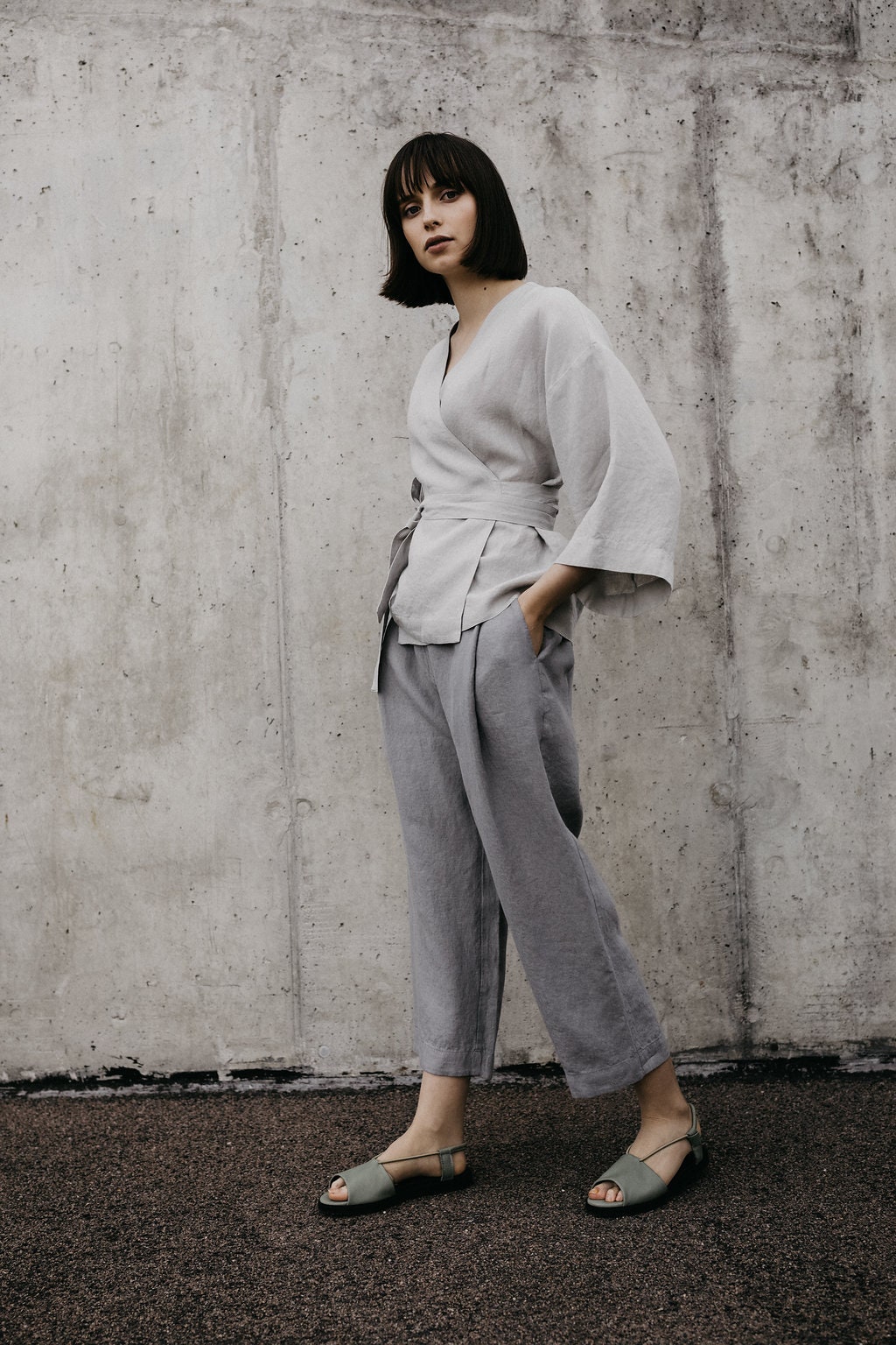 Linen Blouse Motumo 18P2 - Etsy