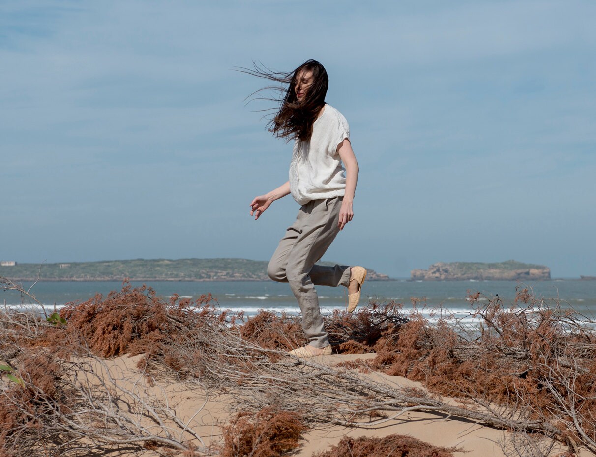 Linen Blouse Motumo 16P2 - Etsy