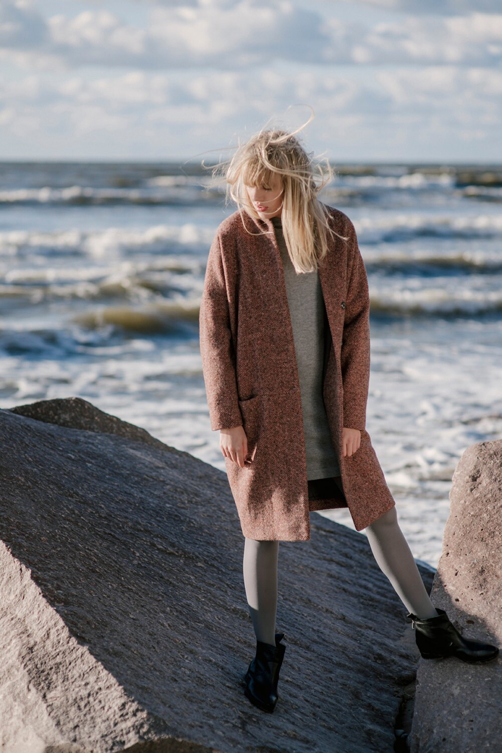 Woolen Coat Motumo 16FW4 the Coat is Available Only in Different Color ...