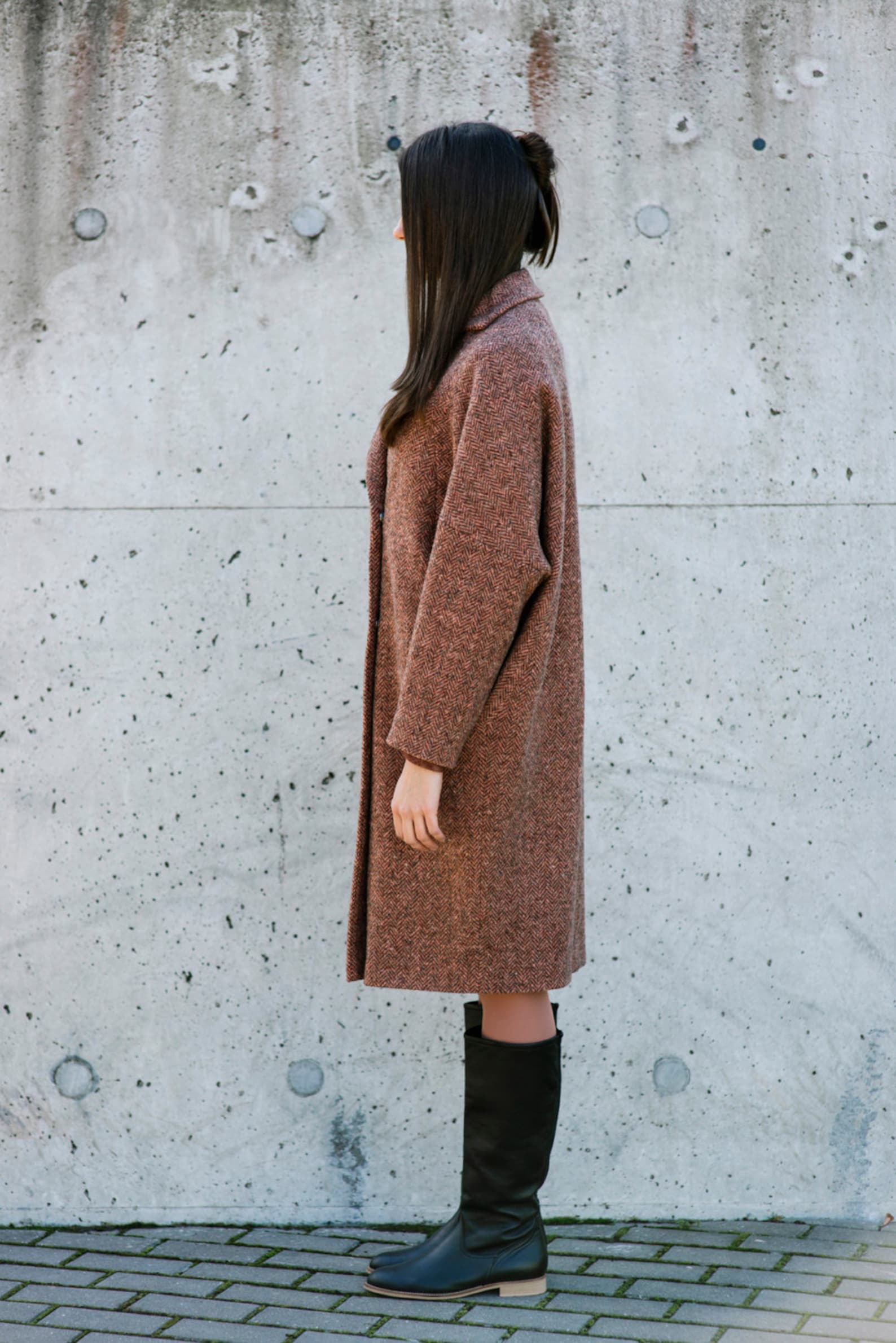Woolen Coat Motumo 15FW2 the Coat is Available Only in Different Color ...