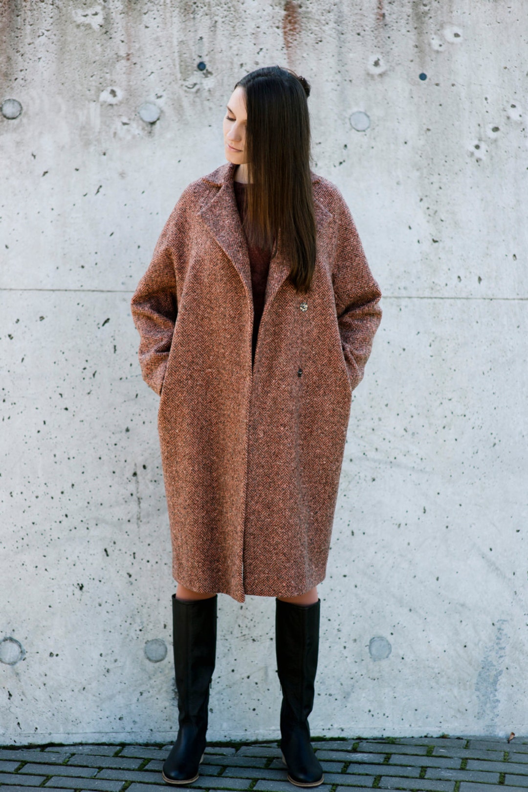 Woolen Coat Motumo 15FW2 the Coat is Available Only in Different Color ...