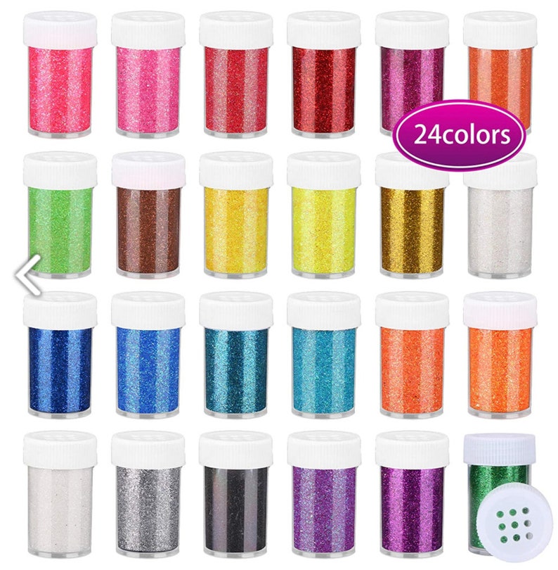 Pen Kit Mall USA Seller Fine Glitter Set 20g Each 24pcs - Etsy
