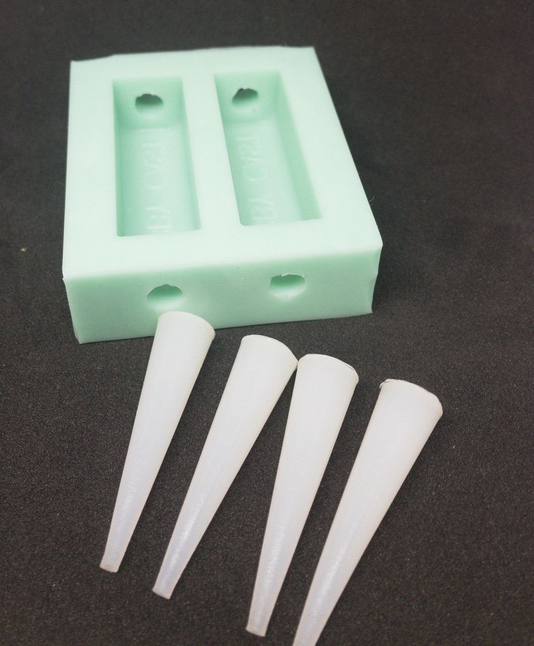 HOBBY-CAST SLIMLINE Series 2 Cavity Tube in Mold for Slim Line Pen ...