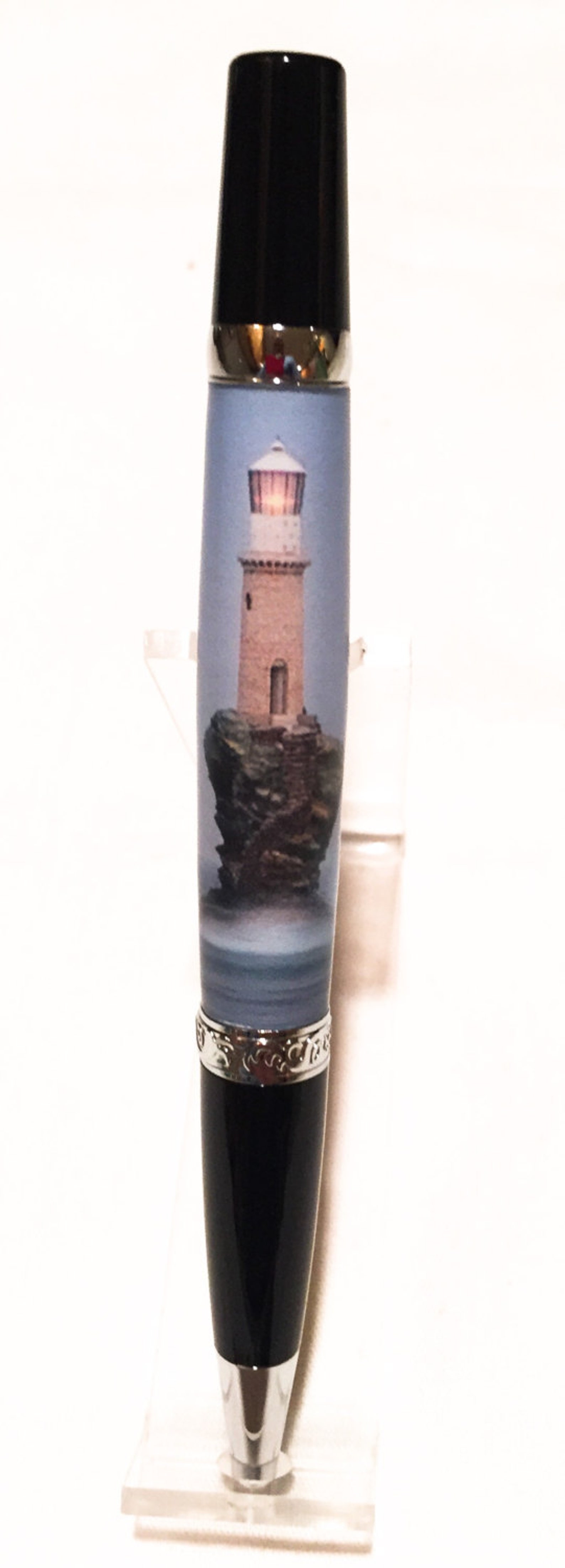 Lighthouse Pen Blank solitaire - Etsy