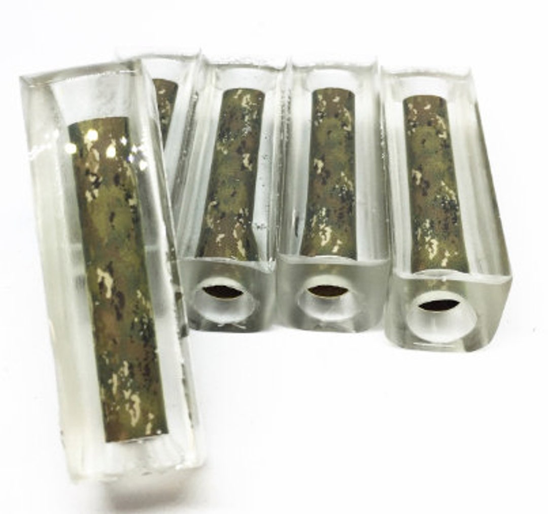 Green Camo Pen Blank Acrylic Label Cast Pen Blank for Bolt Action or ...
