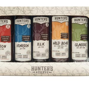Hunters Reserve Taste of the Wild Summer Sausages Hickory Smoked 5 Wild ...