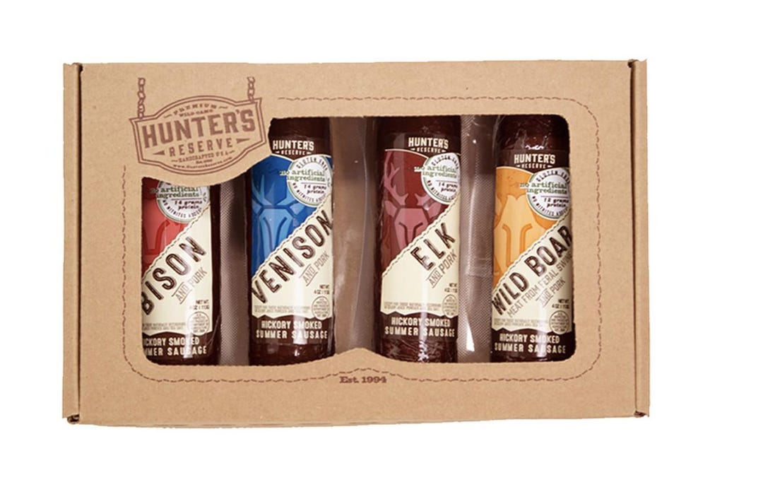 Hunter's Reserve Deadwood Shooter Summer Sausage Variety Pack Hickory ...