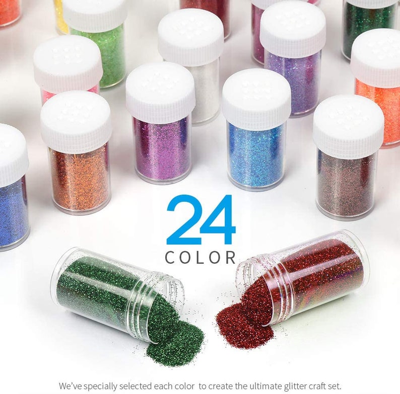 Pen Kit Mall USA Seller Fine Glitter Set 20g Each 24pcs - Etsy