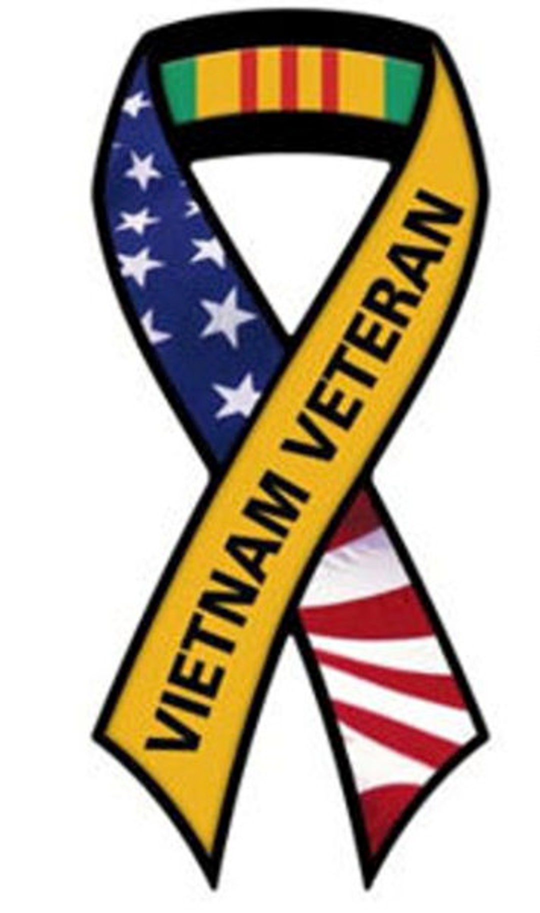 Vietnam Veteran Ribbon Acrylic Label Cast Pen Blank for Bolt Action or ...