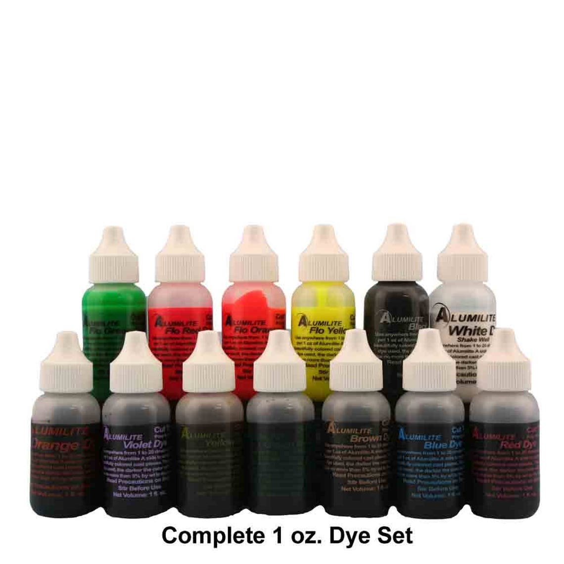 Alumilite Liquid Colorant Dyes 1 Oz - Resin Jewelry Making FREE ...