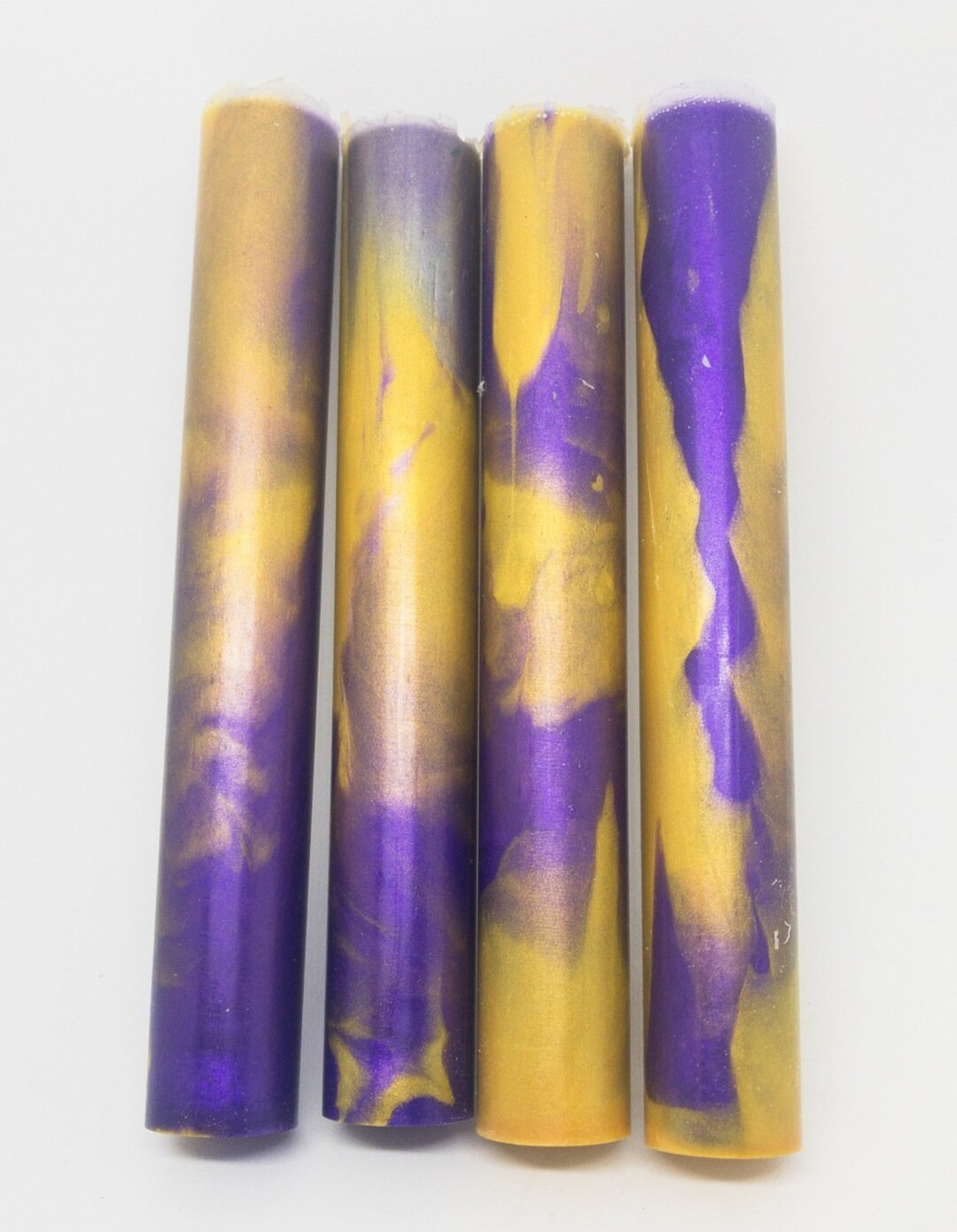Hobby-cast GOLD PURPLE LSU Colors Quality Pen Blank 3/4 Round by 5.25 ...