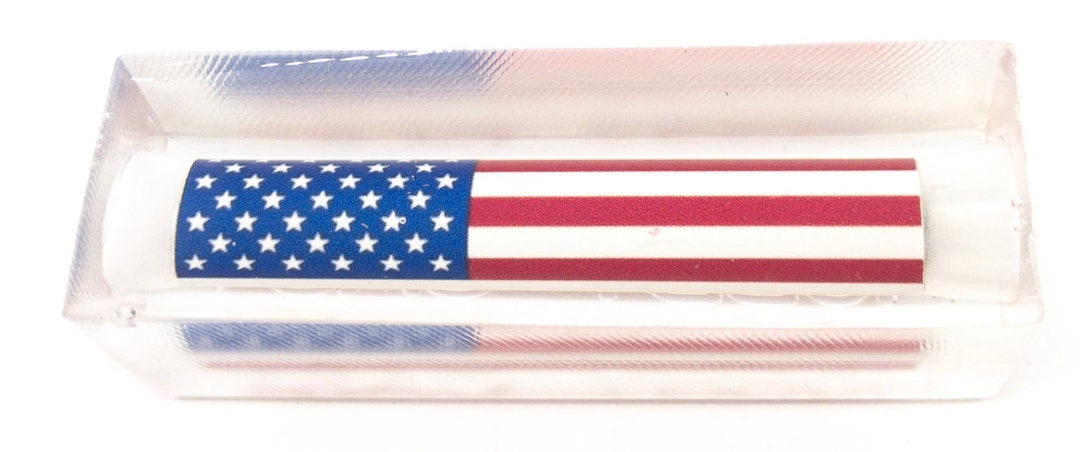USA Flag Pen Blank Acrylic Label Cast Pen Blank for Bolt Action or ...