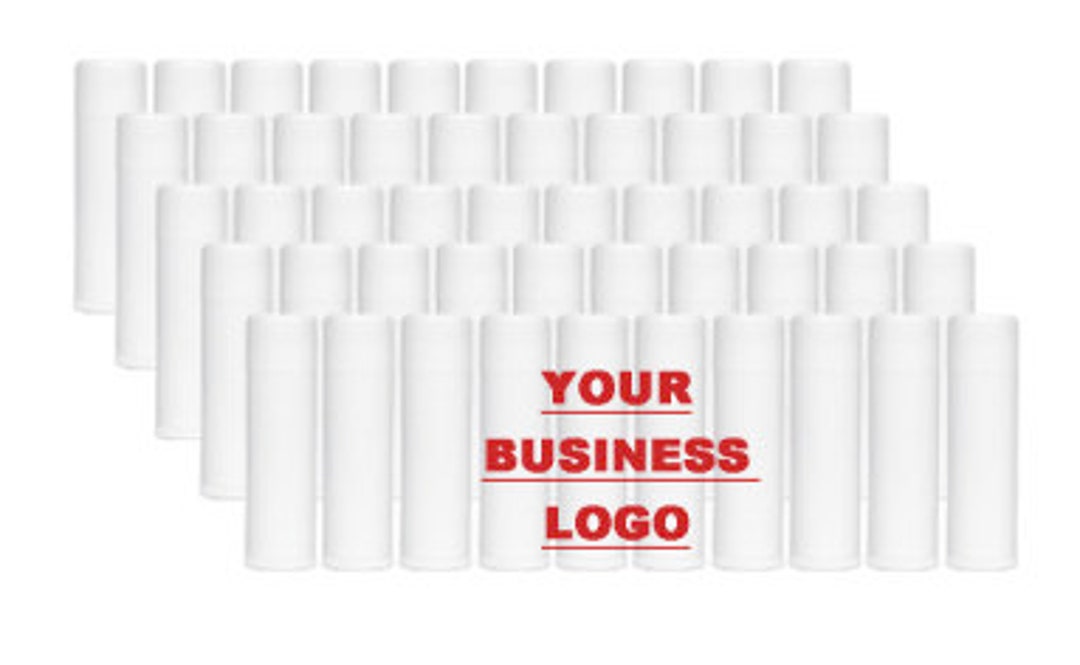 Business Logo Personalized Lip Balm W/ Custom Label - Wedding, Baby ...