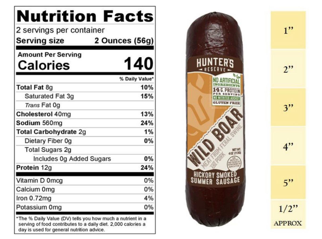 Hunter's Reserve Deadwood Shooter Summer Sausage Variety Pack Hickory ...