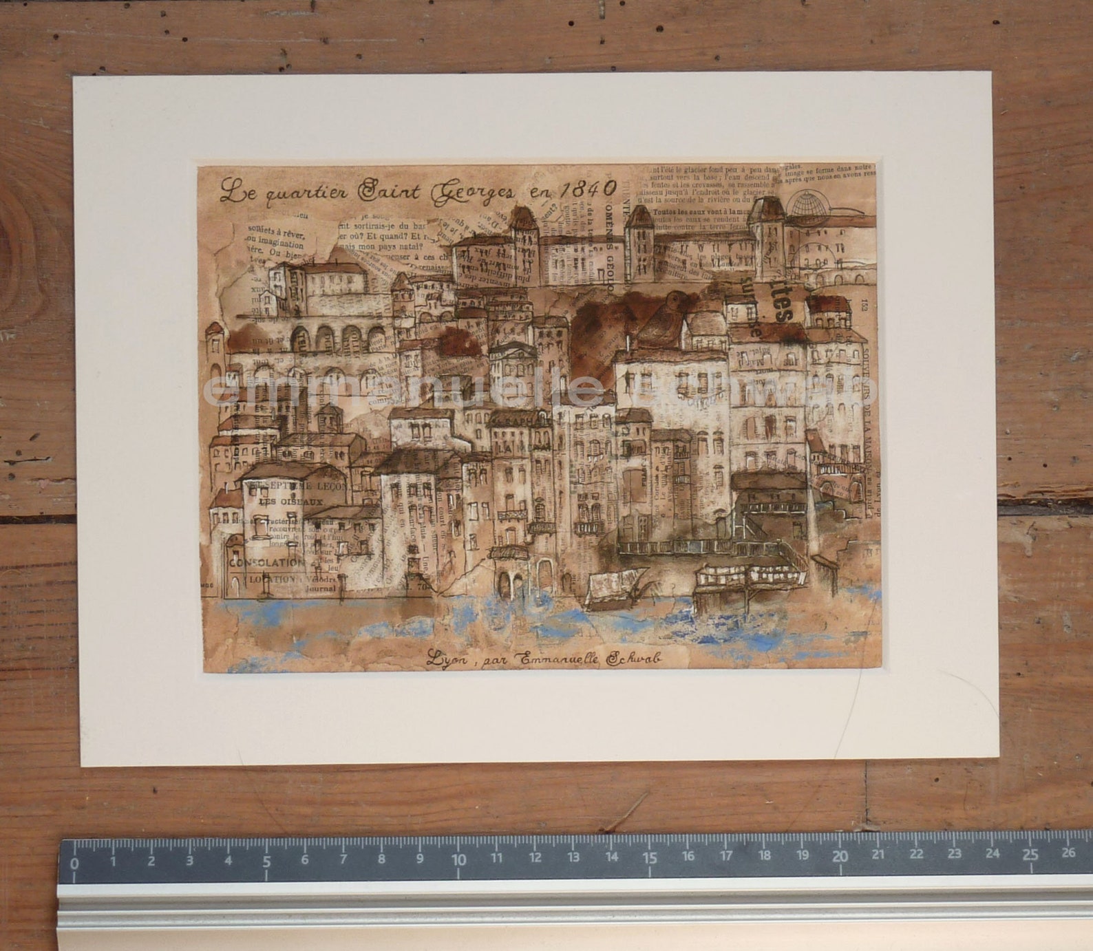 Art Print Draw Lyon France - Etsy