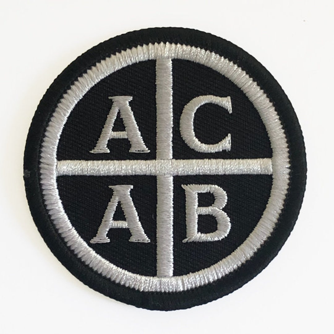 Embroidered 2.5" ACAB Punk Rock Patch Iron on A.C.A.B. by Seven 13 ...