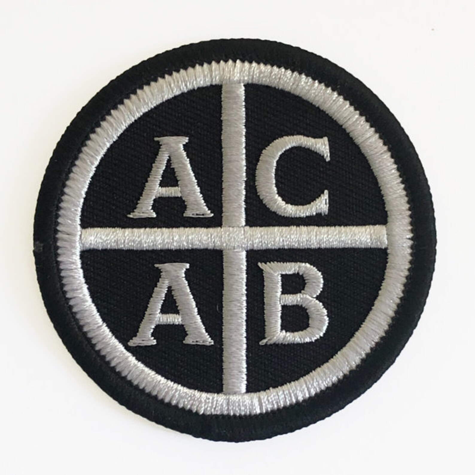 Embroidered 2.5 ACAB Punk Rock Patch Iron on A.C.A.B. by - Etsy