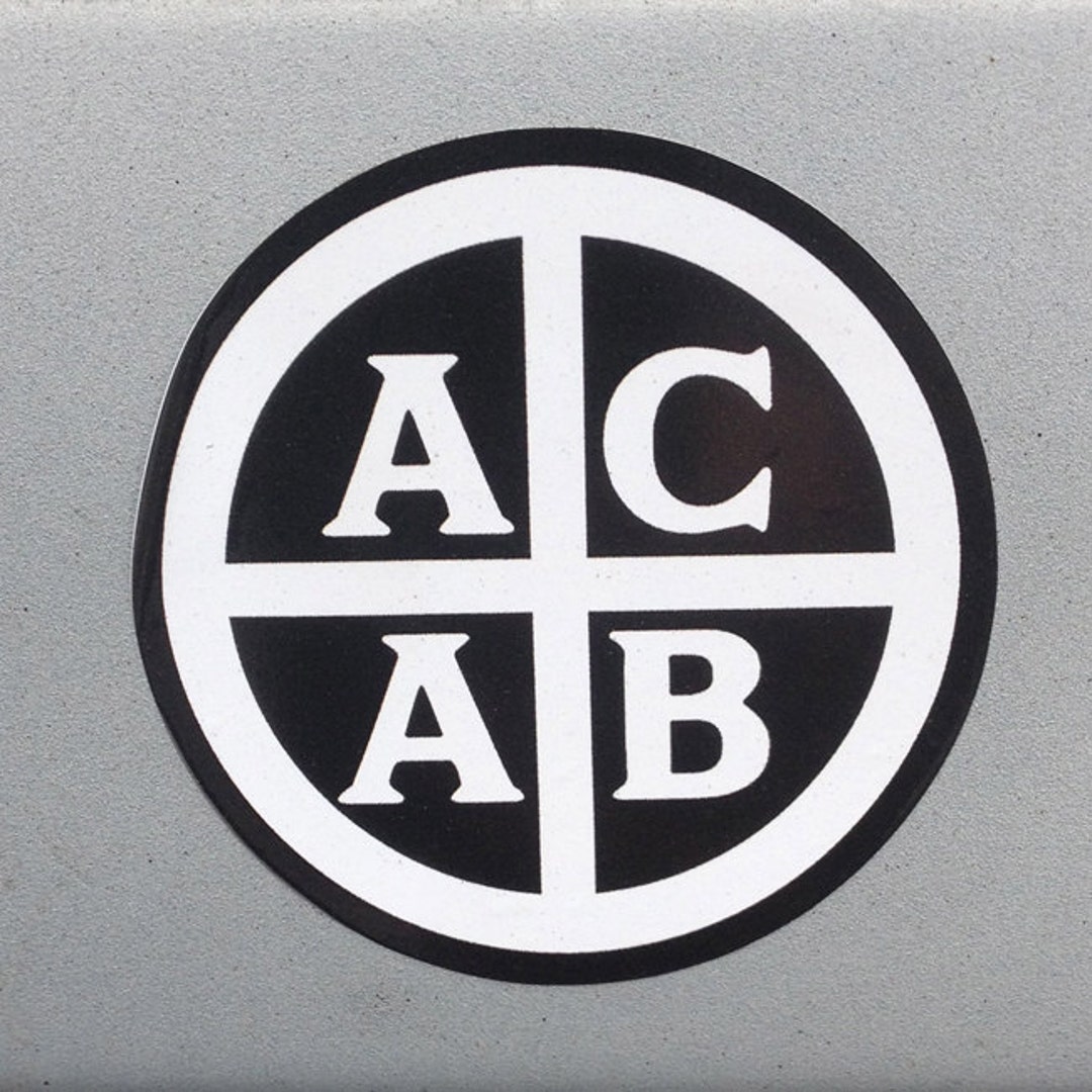ACAB Vinyl Sticker by Seven 13 Productions - Etsy