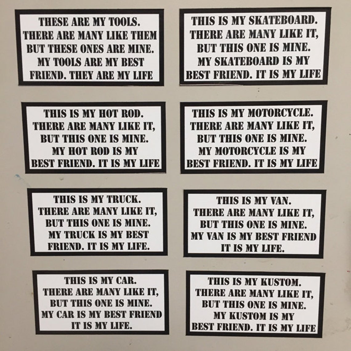 This is My Motorcycle Rifleman's Creed Sticker by Seven 13 Productions ...