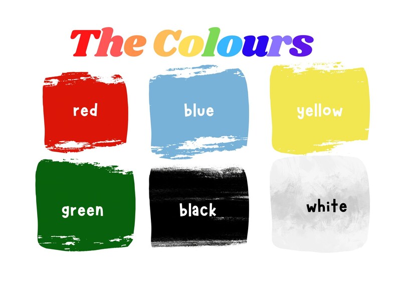 English ESL Basic Vocabulary Printable Flashcards Bundle - Etsy