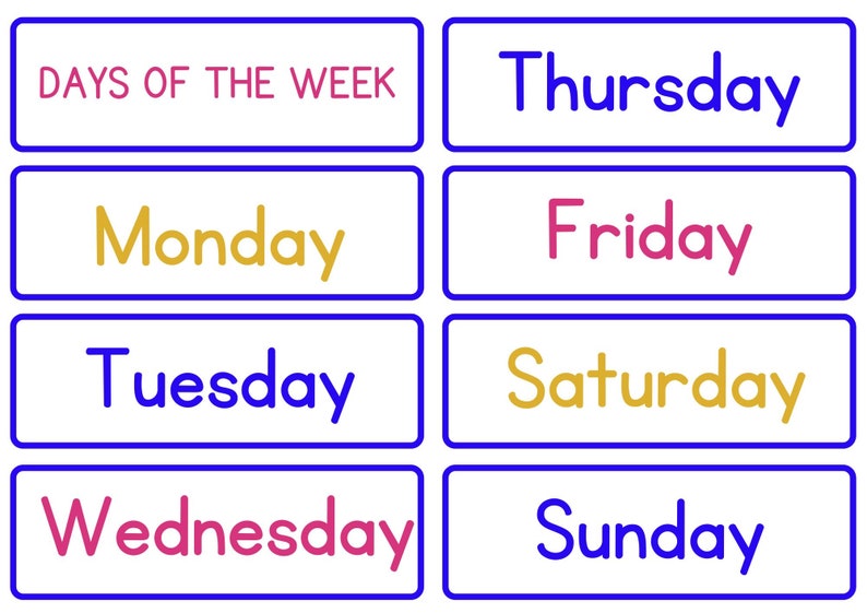 English ESL Basic Vocabulary Printable Flashcards Bundle - Etsy