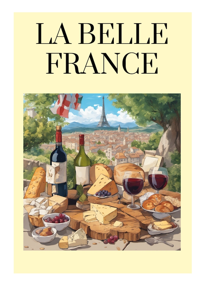 France Printable Poster Bundle - Etsy