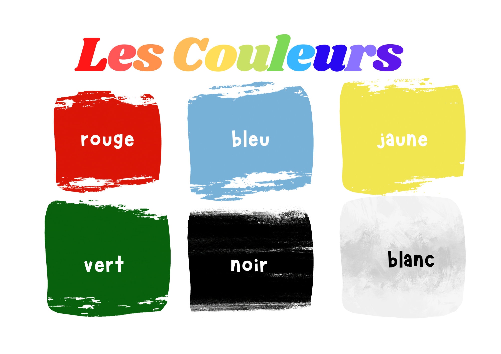 French Beginners' Printable Flashcards Bundle - Etsy