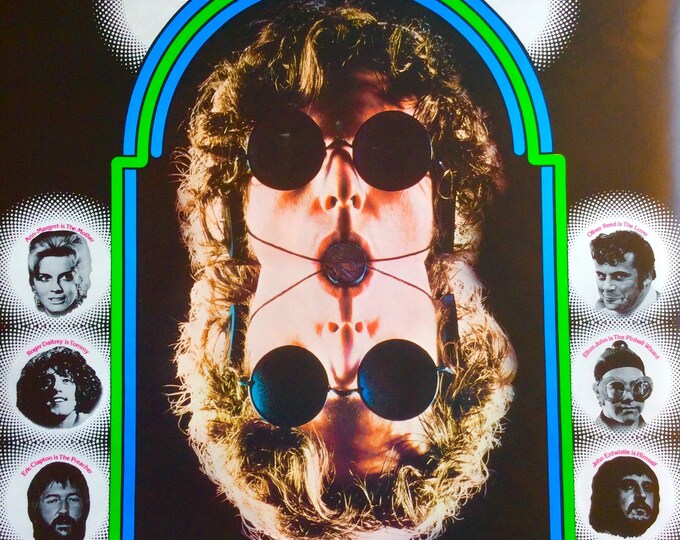 Vintage 1975 TOMMY THE MOVIE Poster Roger Daltrey Eric Clapton Tina ...