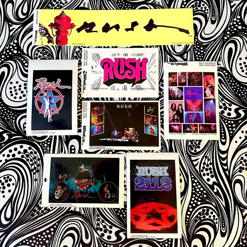 Rush Band Poster - Etsy