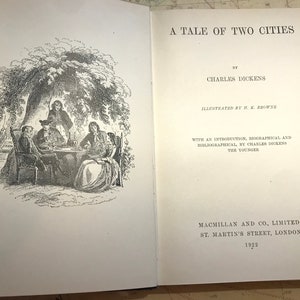 A Tale of Two Cities by Charles Dickens Classic Literature - Etsy
